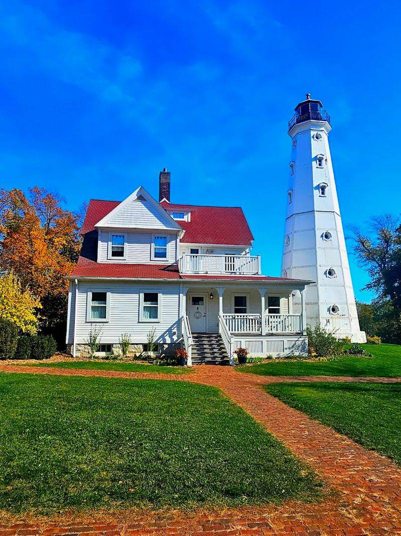 The Wisconsin lighthouse where a woman has stood at the top for 150 ...