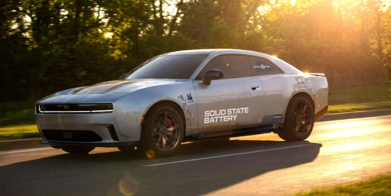 This Dodge Charger Daytona is transformed into a solid-state battery ...