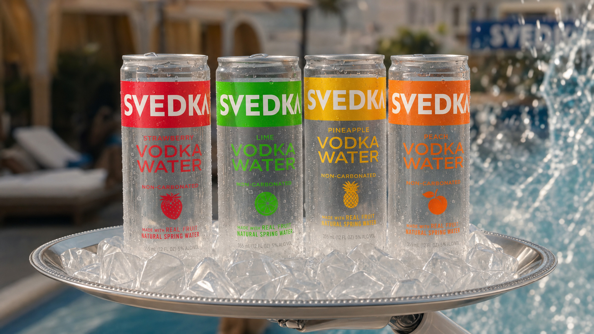 SVEDKA’s new vodka waters come in transparent cans