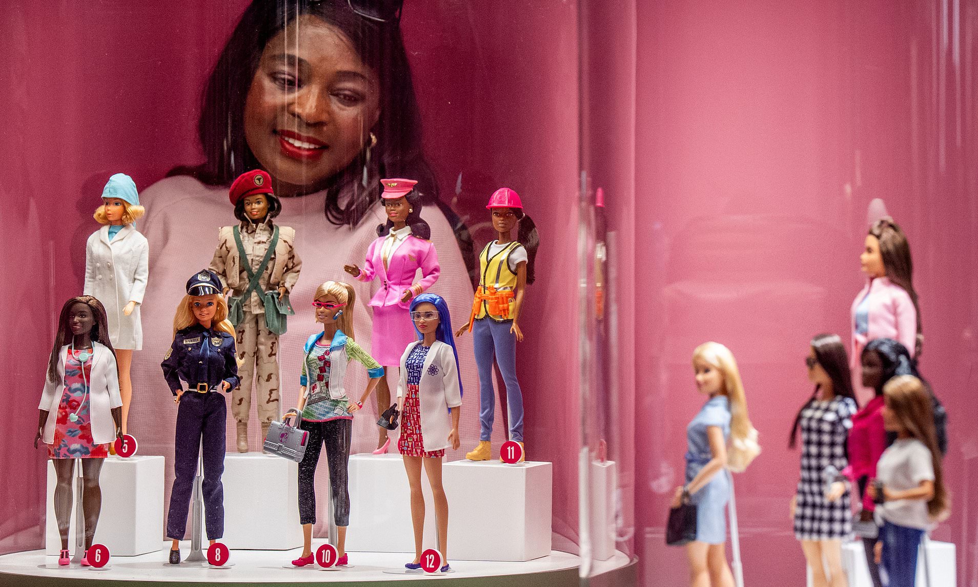 Barbie goes on display and there's much more to see than just Ken!
