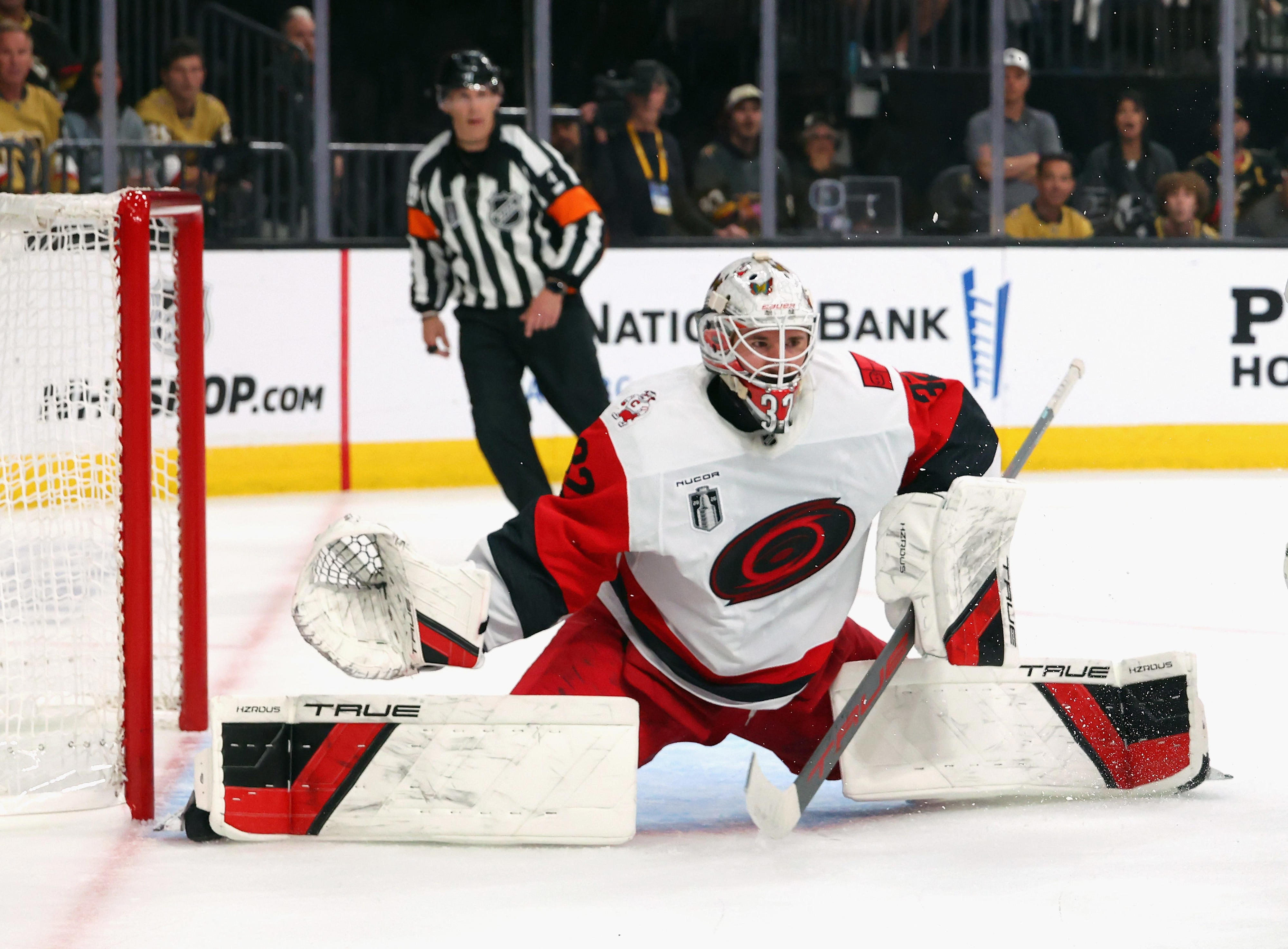 Who will be the Hurricanes starting goalie tonight vs. Golden Knights ...