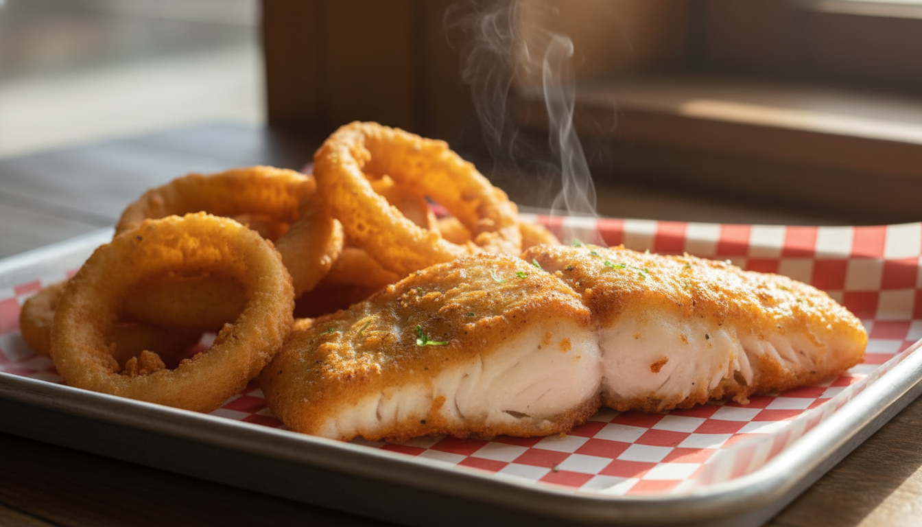 Six chain restaurants mastering deep-fried fish and onion rings
