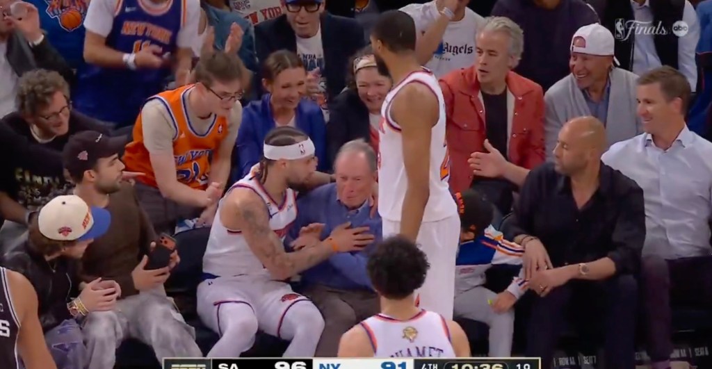 Ex-NYC mayor Bloomberg congratulates ‘new friend’ Knicks guard Jose ...