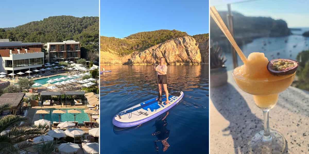I discovered the best place to ocean paddleboard in Ibiza