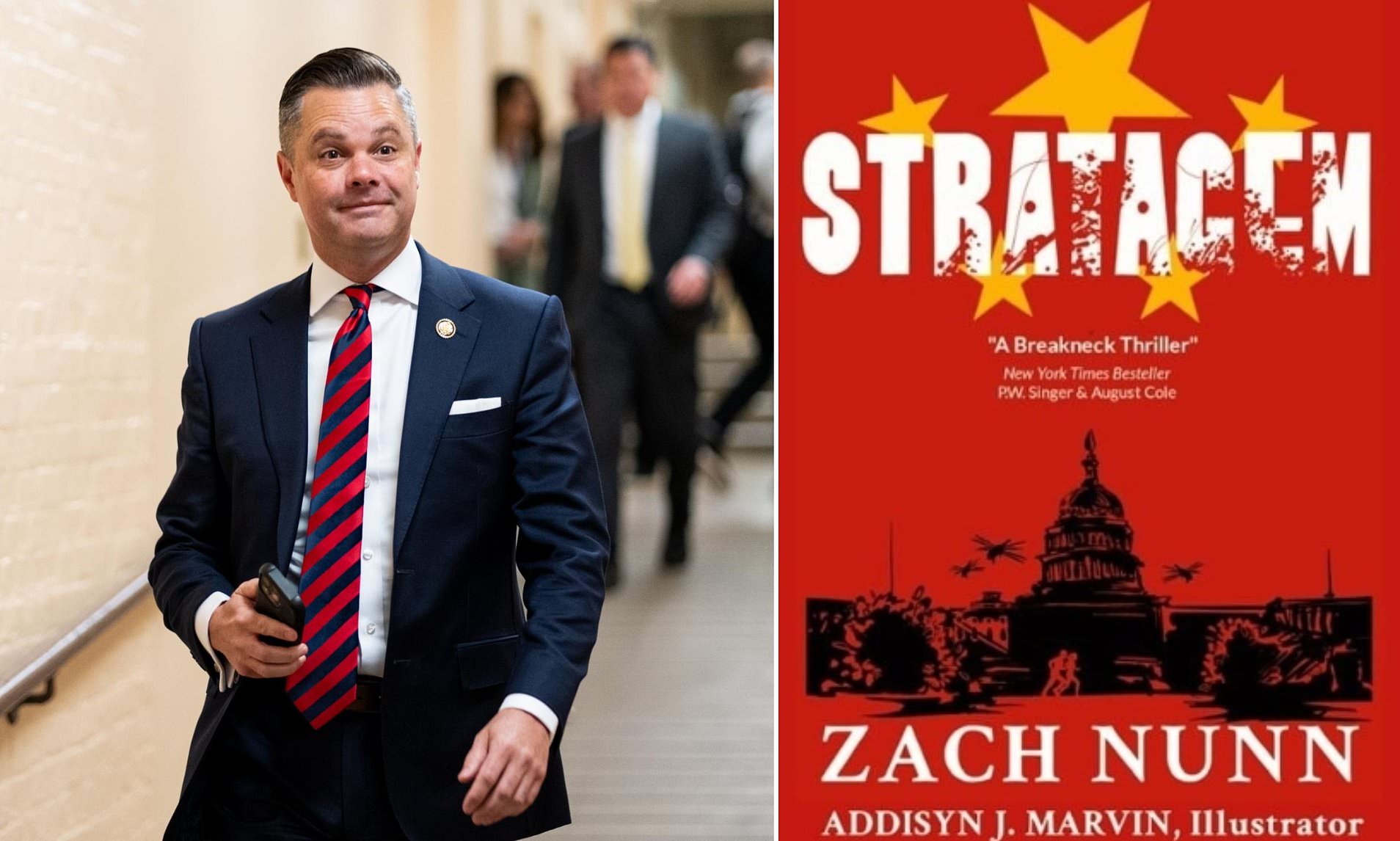 Congressman touting his novel about Chinese AI attack skipped hearings ...