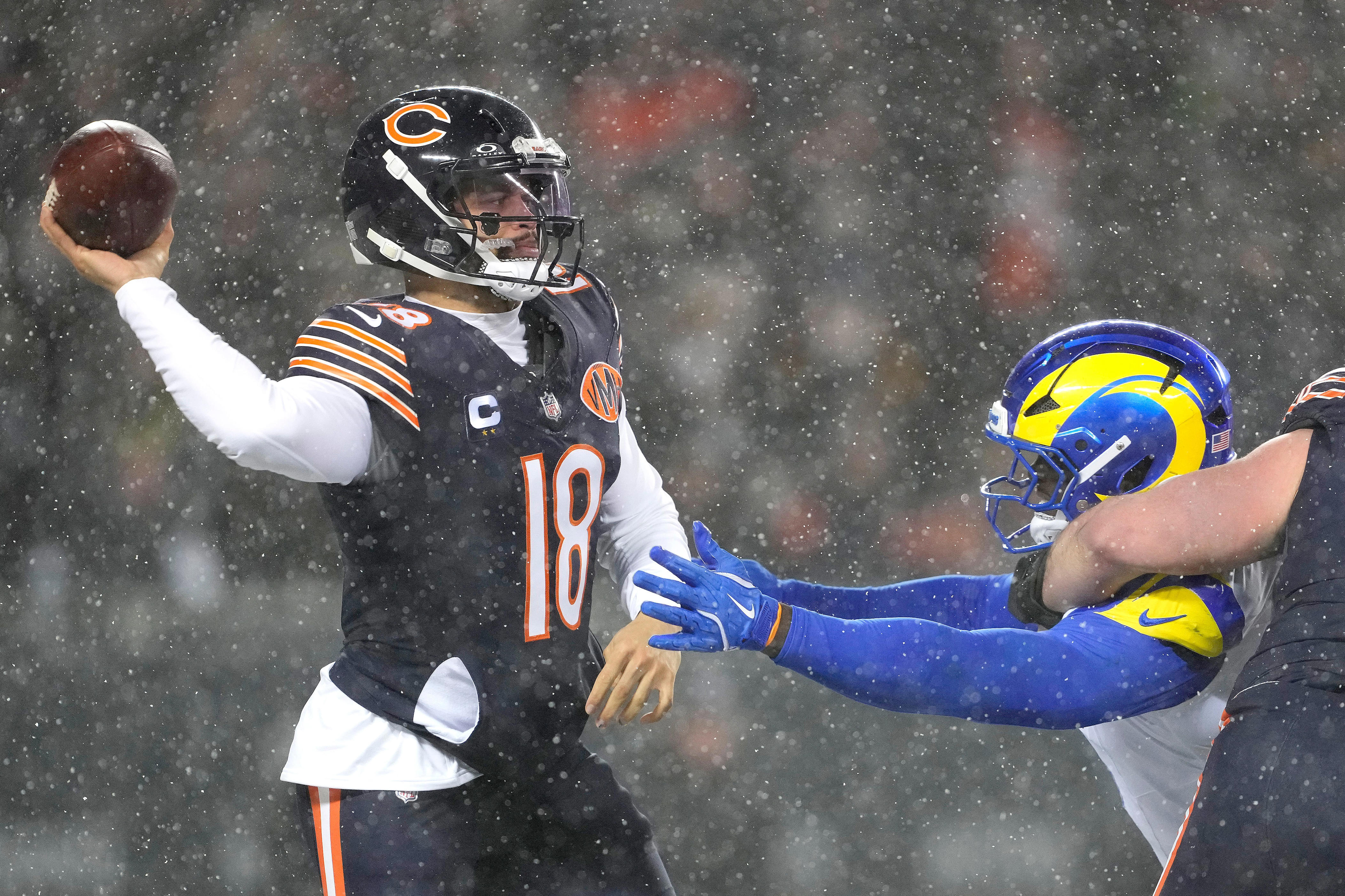 Caleb Williams reveals Rams LB delivered biggest hit he's ever taken