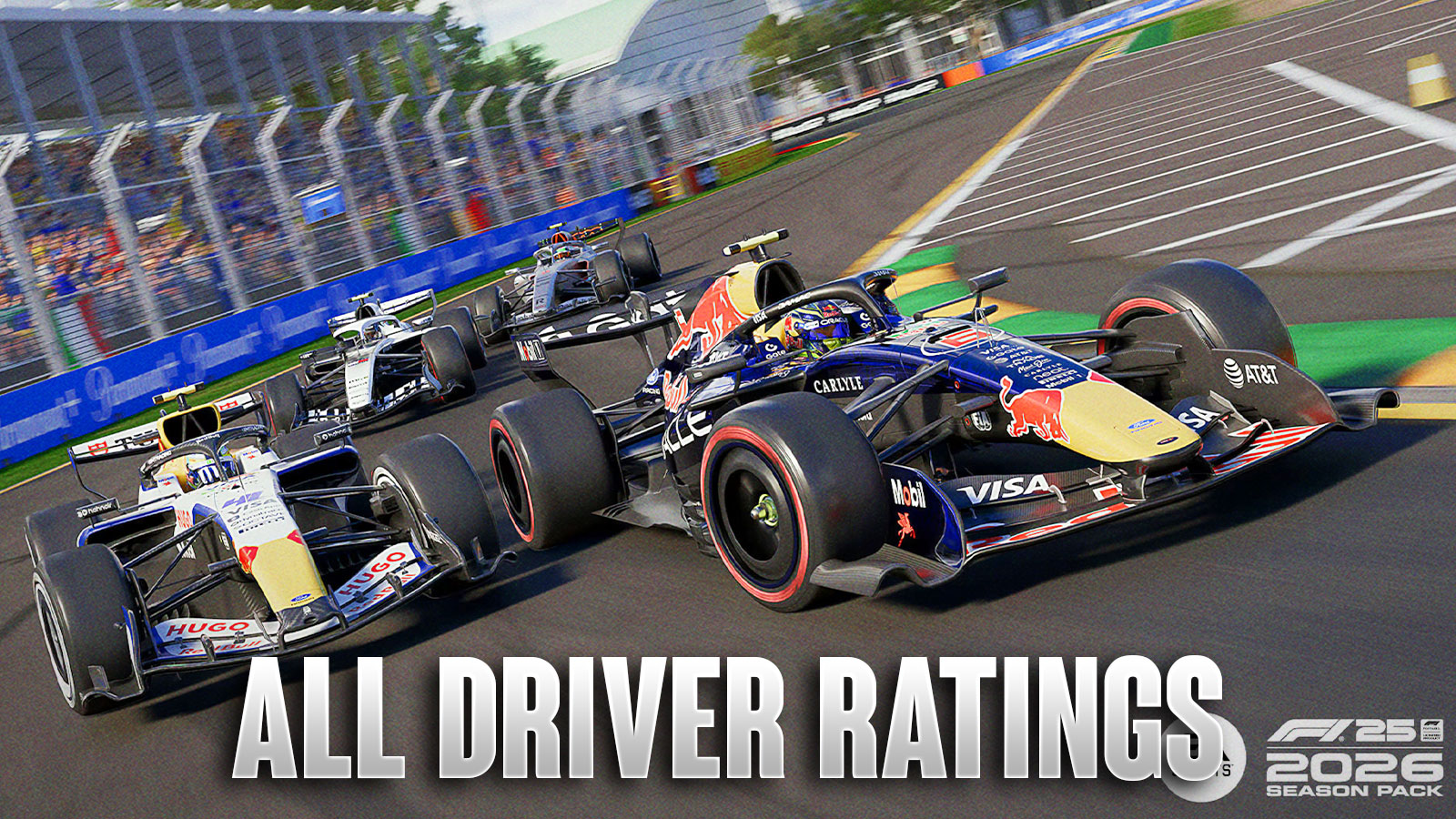 F1 25 2026 season pack all driver ratings at launch