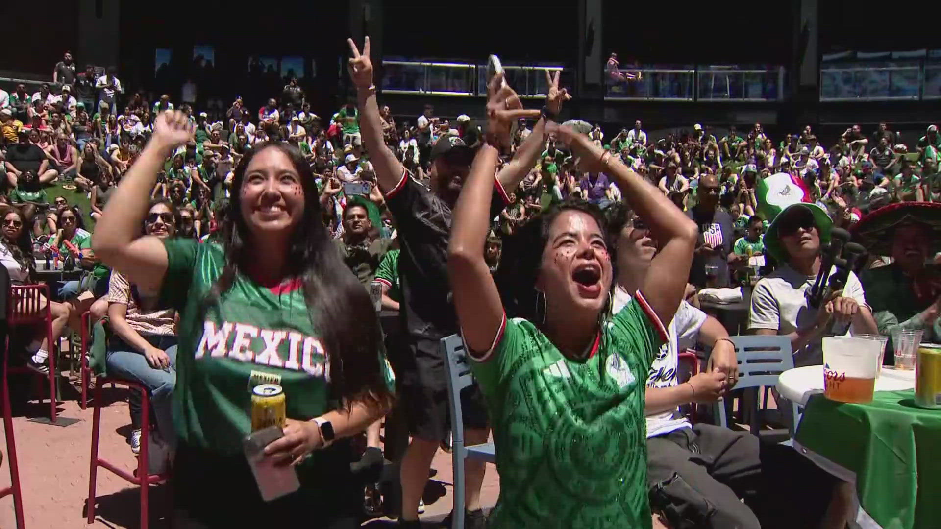 FIFA World Cup kicks off, crowds of fans fill McGregor Square to cheer ...