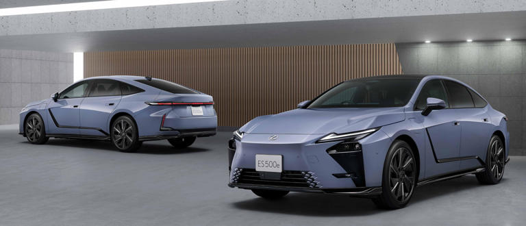 Japan’s Lexus ES offers a splitter up front and a foot deodorizer down ...