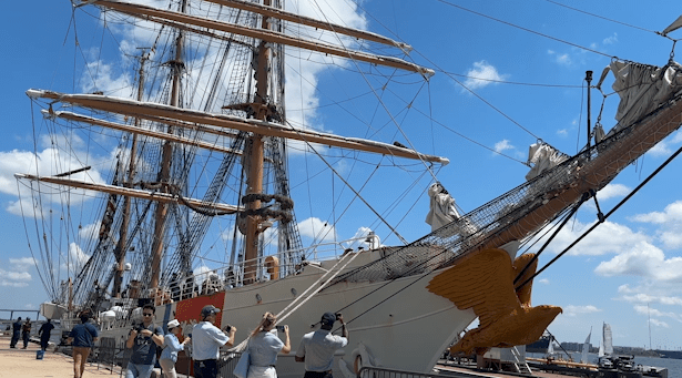 Coast Guard’s ‘tall ship’ arrives in the Charleston Harbor