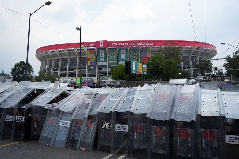 World Cup chaos as rampaging protesters fight police and man suffers ...