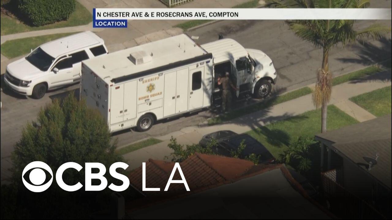 Deputies evacuate Compton neighborhood after resident finds explosives ...