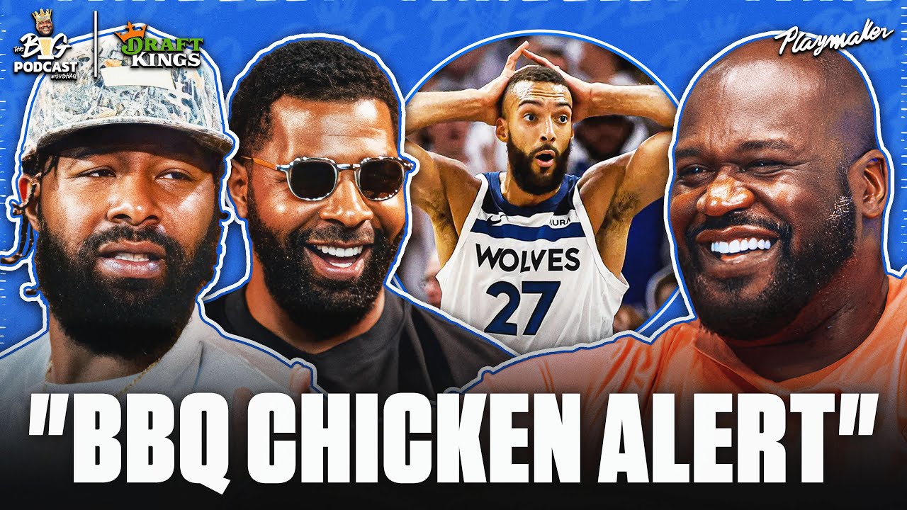 Rudy Gobert catches a lot of strays from Shaq & the Morris twins