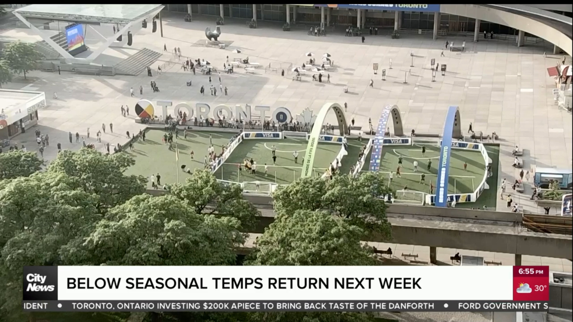 Below-seasonal temperatures return to Greater Toronto Area next week