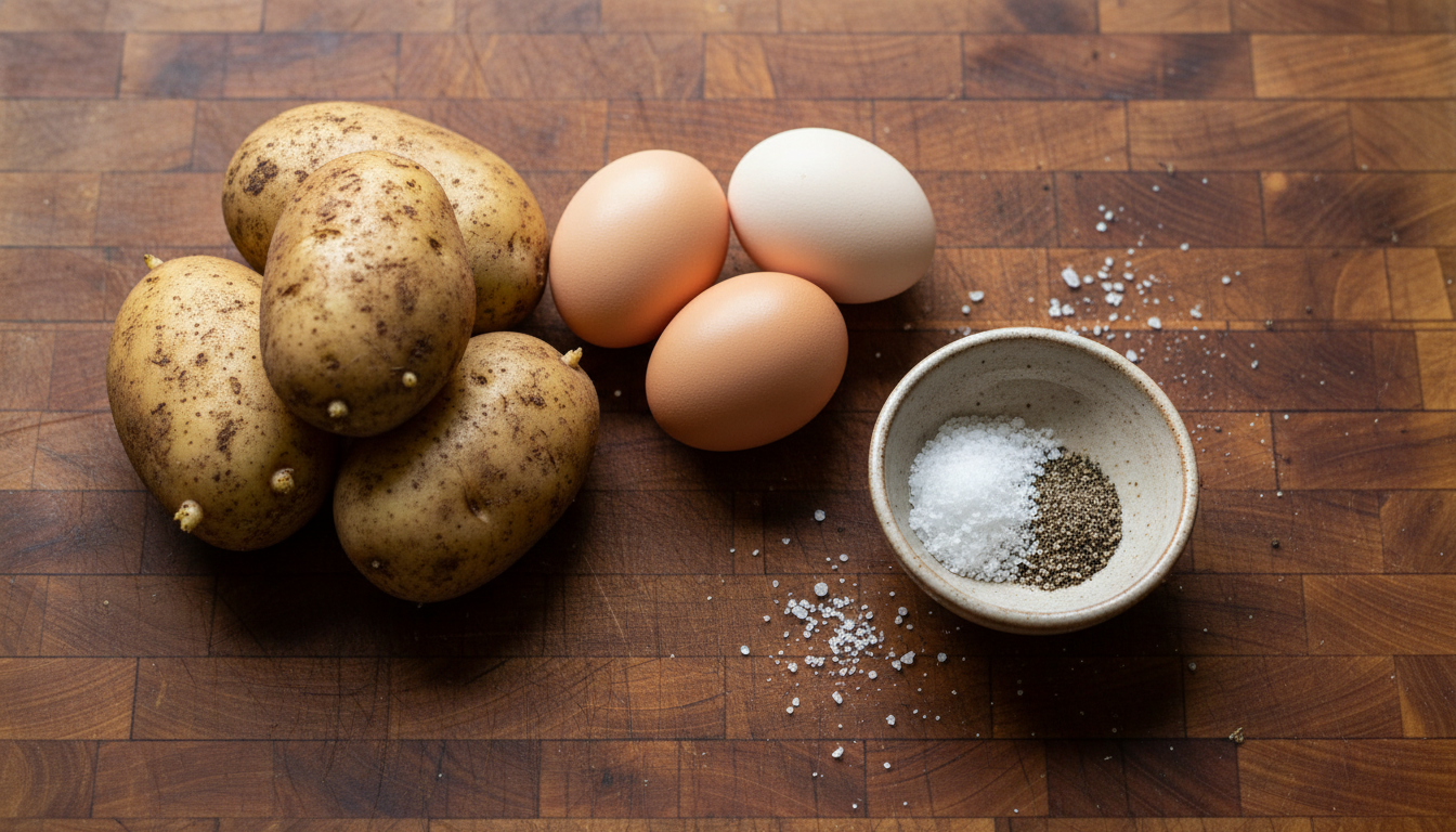 Three potatoes three eggs craft dinner magic fast