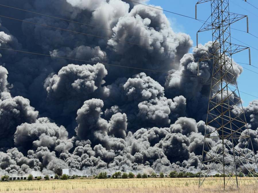 Crews make 'steady progress' in fighting Medline fire