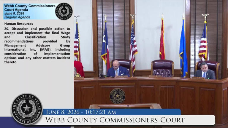 Webb County adopts compensation study; pay plan implementation still ...