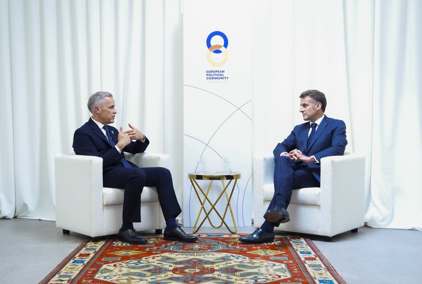Carney discute de commerce avec ses homologues du G7 et la Chine avant ...