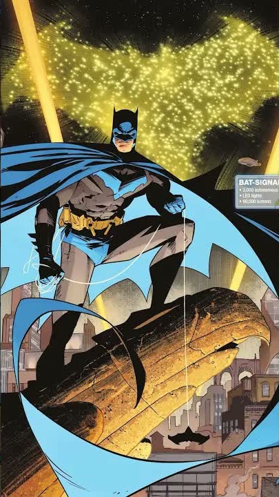 Batman makes a new batsignal!