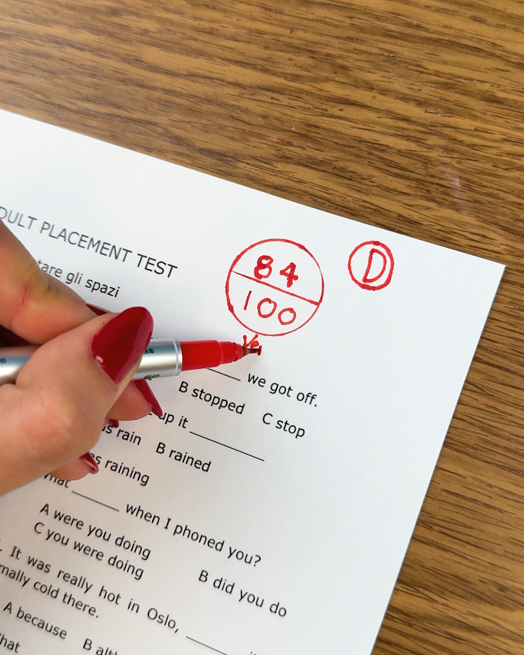 Easy fix for bad test grade! 💯