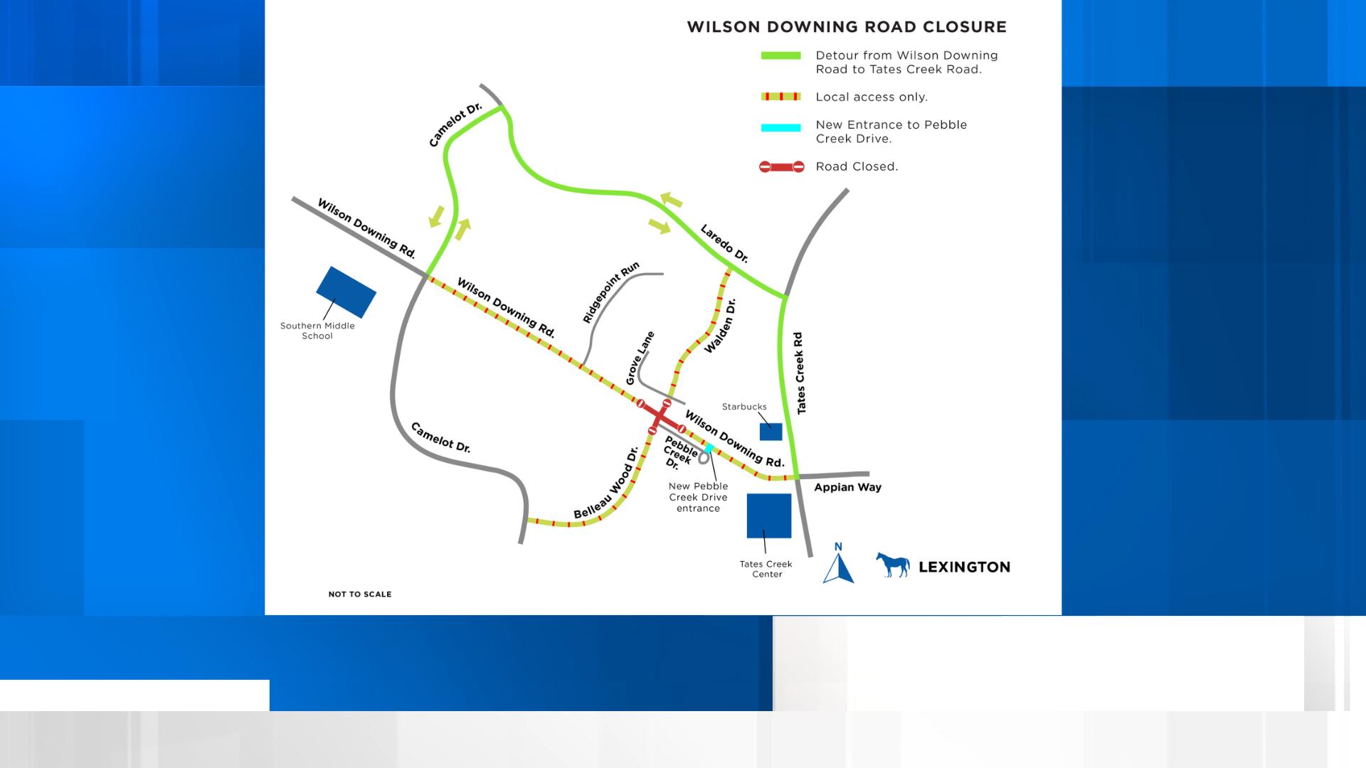 Significant work begins on Wilson Downing Road in July