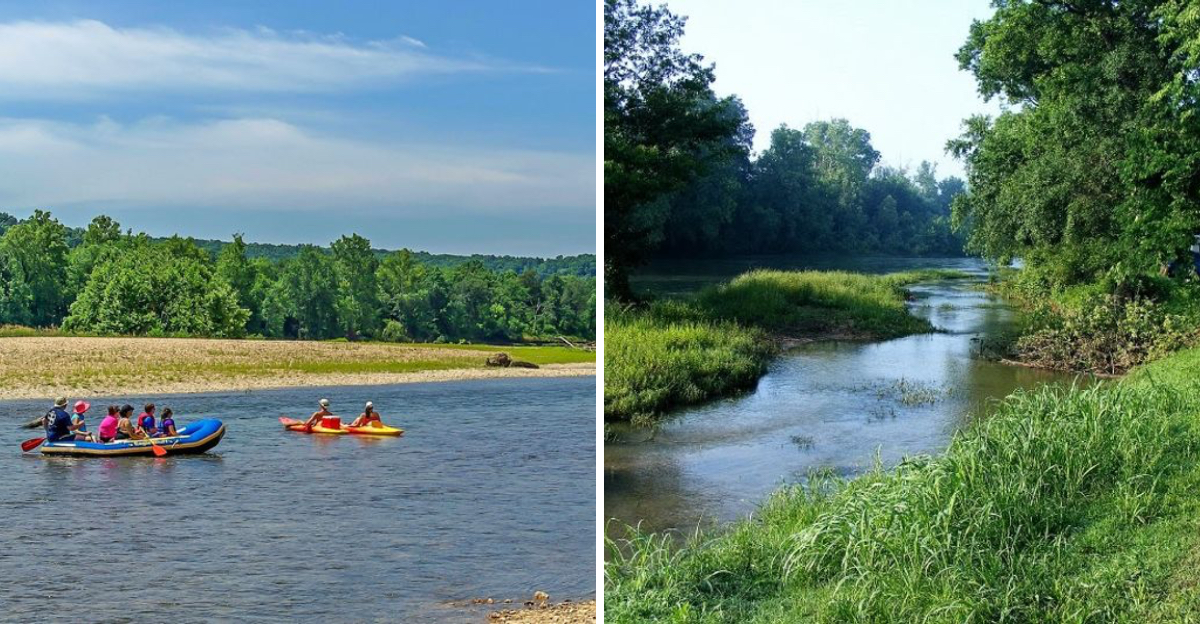 This pristine Oklahoma lazy river offers the ultimate slow-motion ...