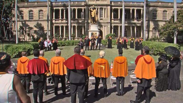Community kicks off King Kamehameha Day with traditional tribute