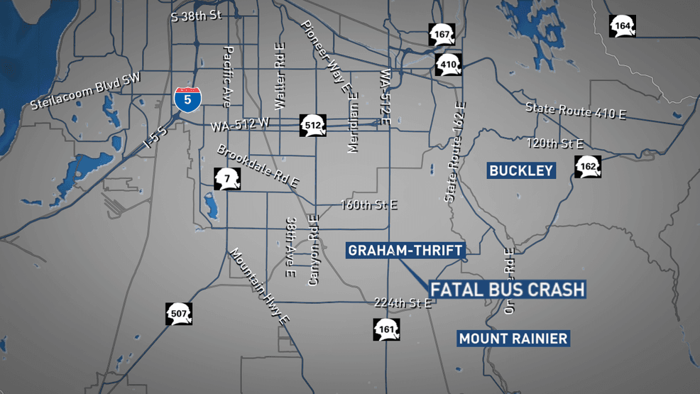 1 dead after car hits school bus, closes SR-161 near Graham