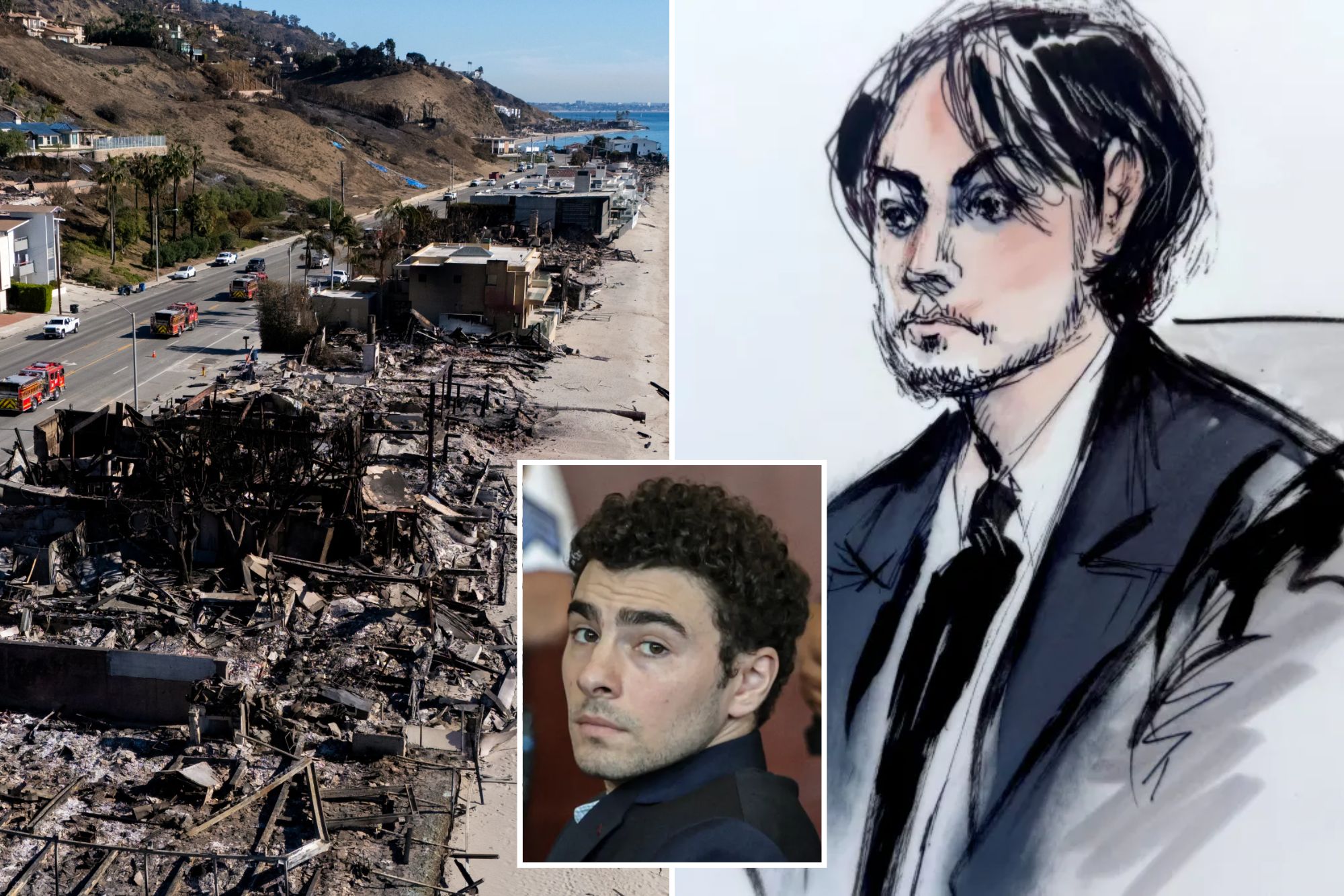 Accused Palisades arsonist made chilling Mangione-inspired threat to ...