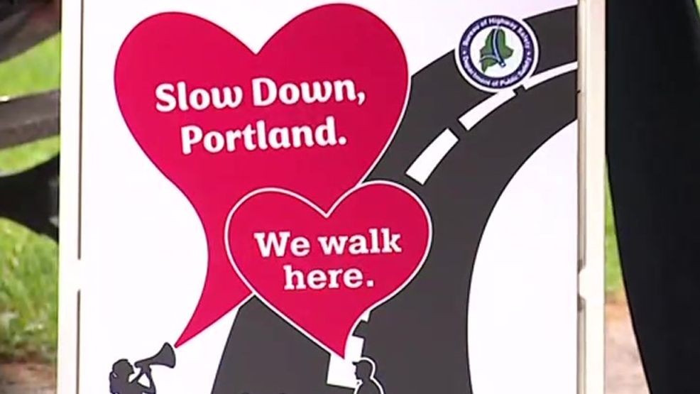 Pedestrian safety campaign rolls out across Portland, Lewiston, and ...