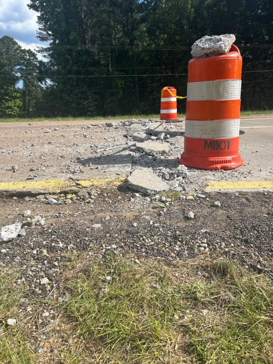 Lane closures: State Route 18 in Hinds County closed for road buckle ...