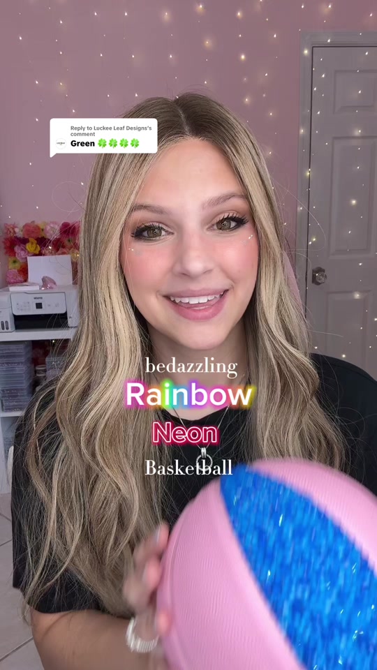 Easy neon rainbow bedazzling tutorial