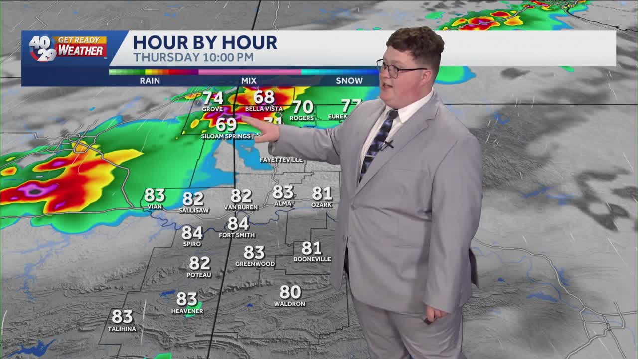 Severe storms could hit northwest Arkansas tonight with damaging winds ...