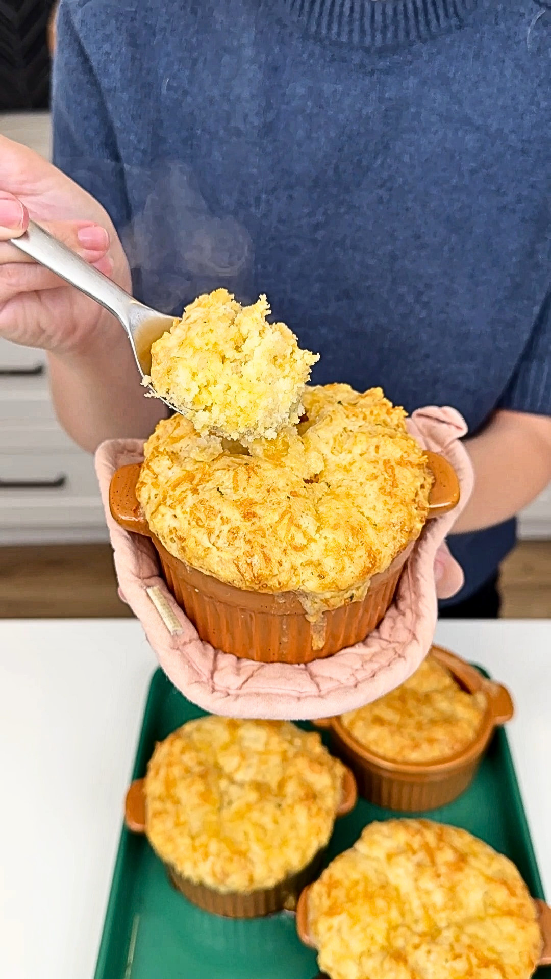 Crack chicken soup with biscuit crust recipe