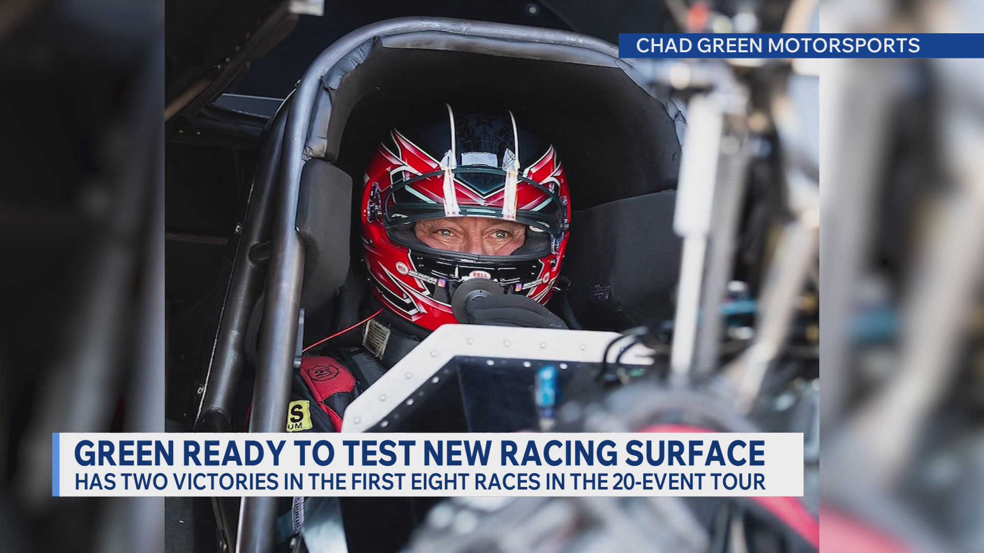 Funny car driver Chad Green looking to take Bristol off his bucket list