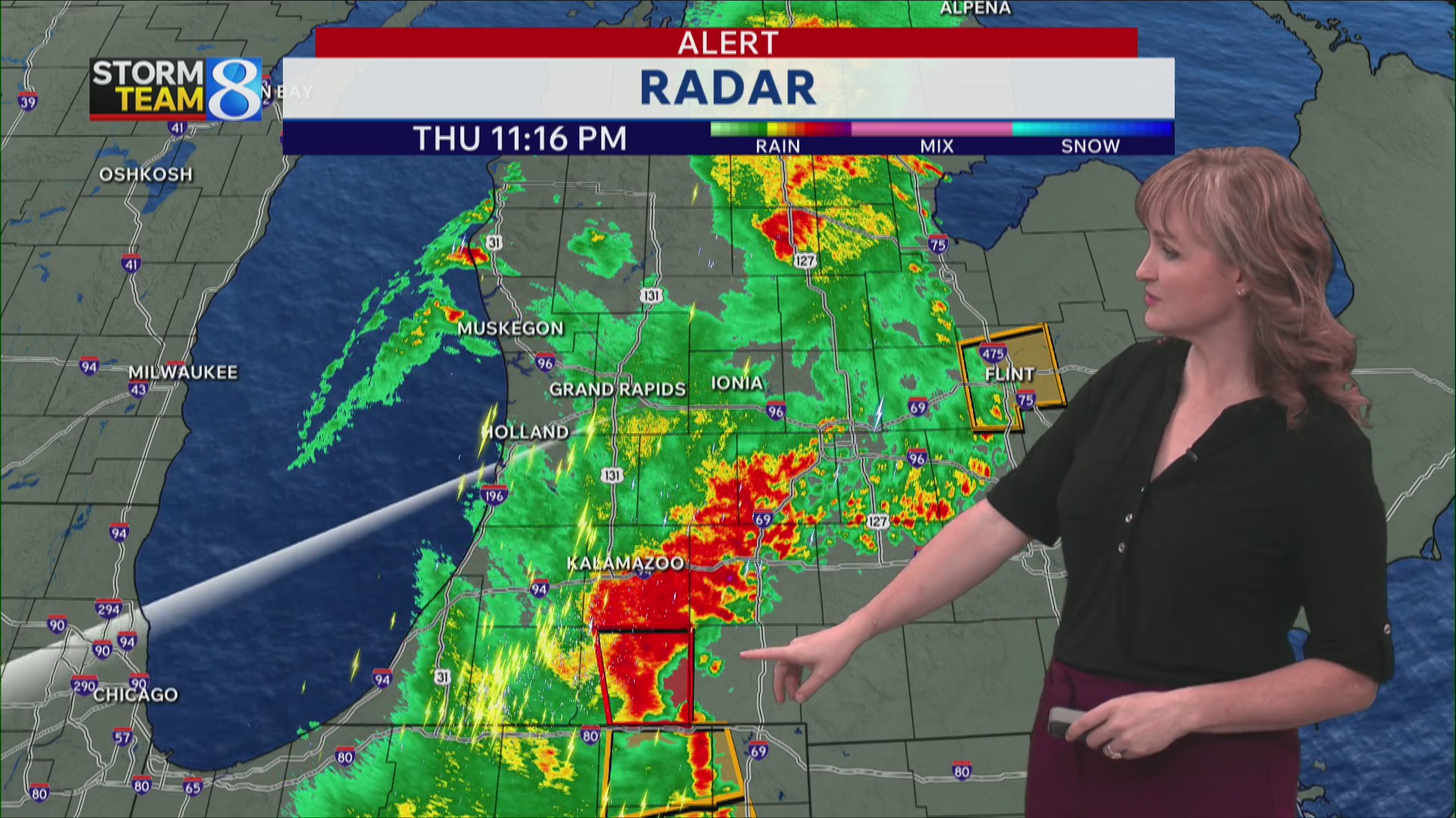 Storm Team 8 forecast, 11 p.m., 061126
