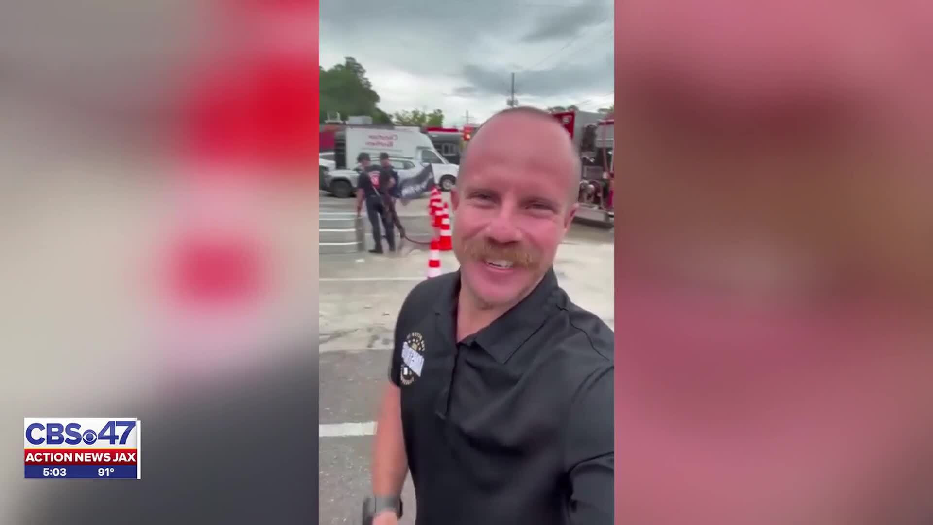 Video of JFRD filling baptismal tub outside Jacksonville mayorial ...