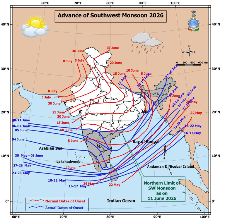 Where is the monsoon? Rain route slow, uneven and disrupted in 2026