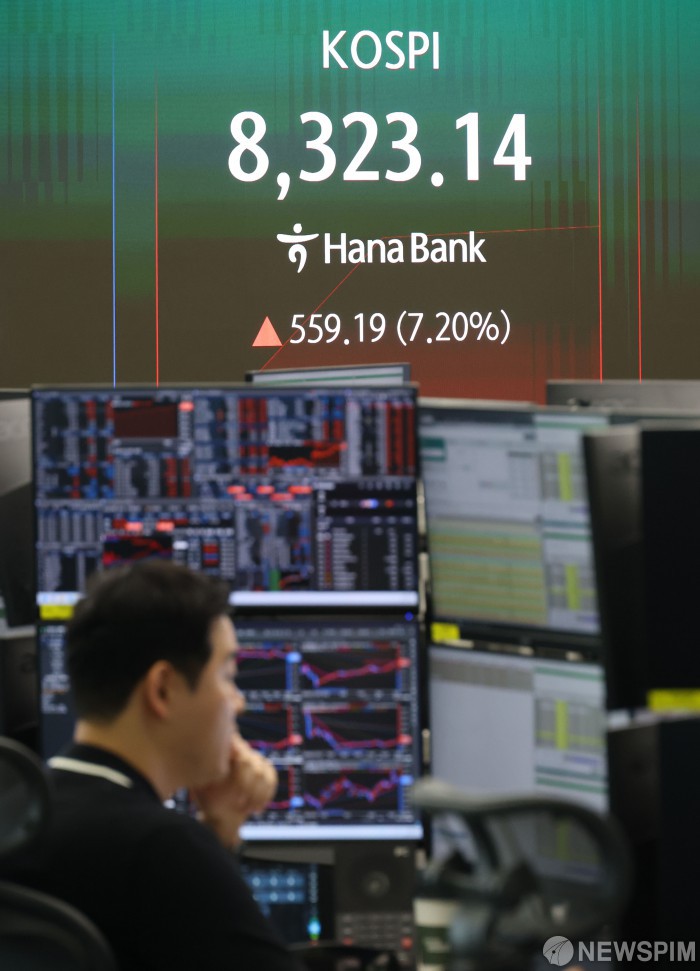 8000선 넘은 코스피