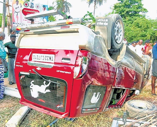 Drunk driver held for fatally hitting three schoolboys in TN's Mannargudi