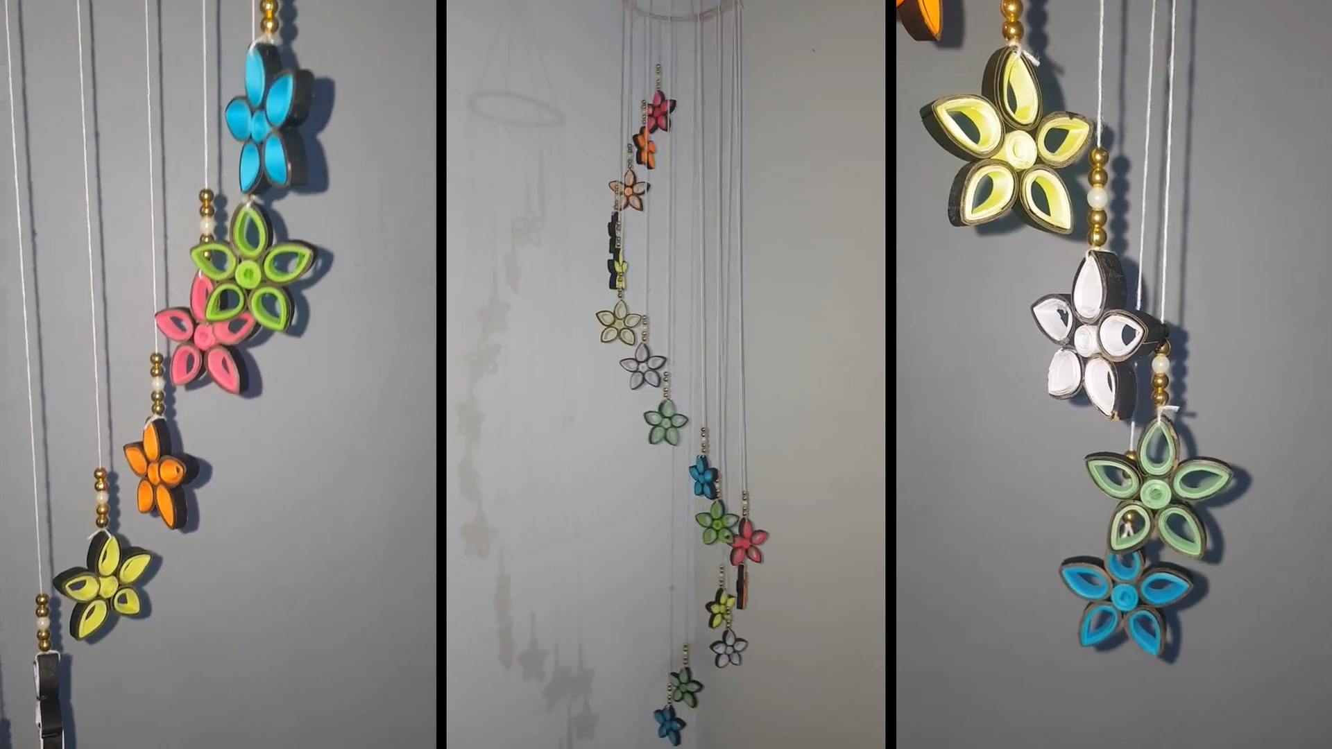 Can you create stunning floral toran from paper