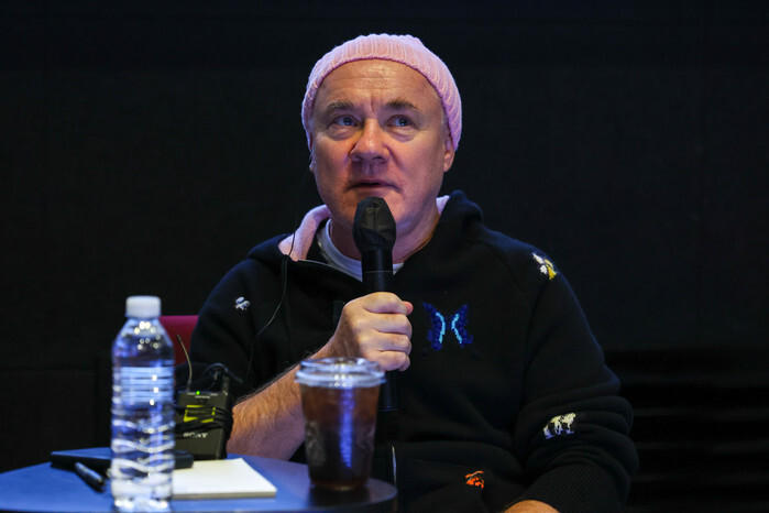 British artist Damien Hirst in Seoul