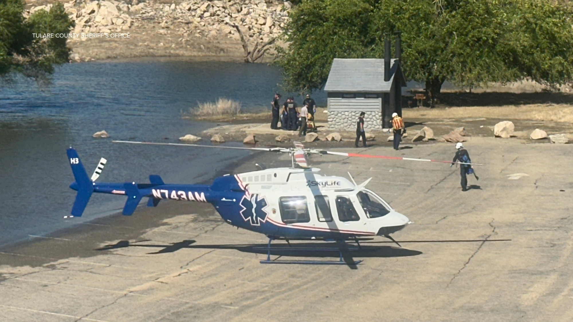 9-year-old airlifted to hospital after being rescued from Lake Kaweah