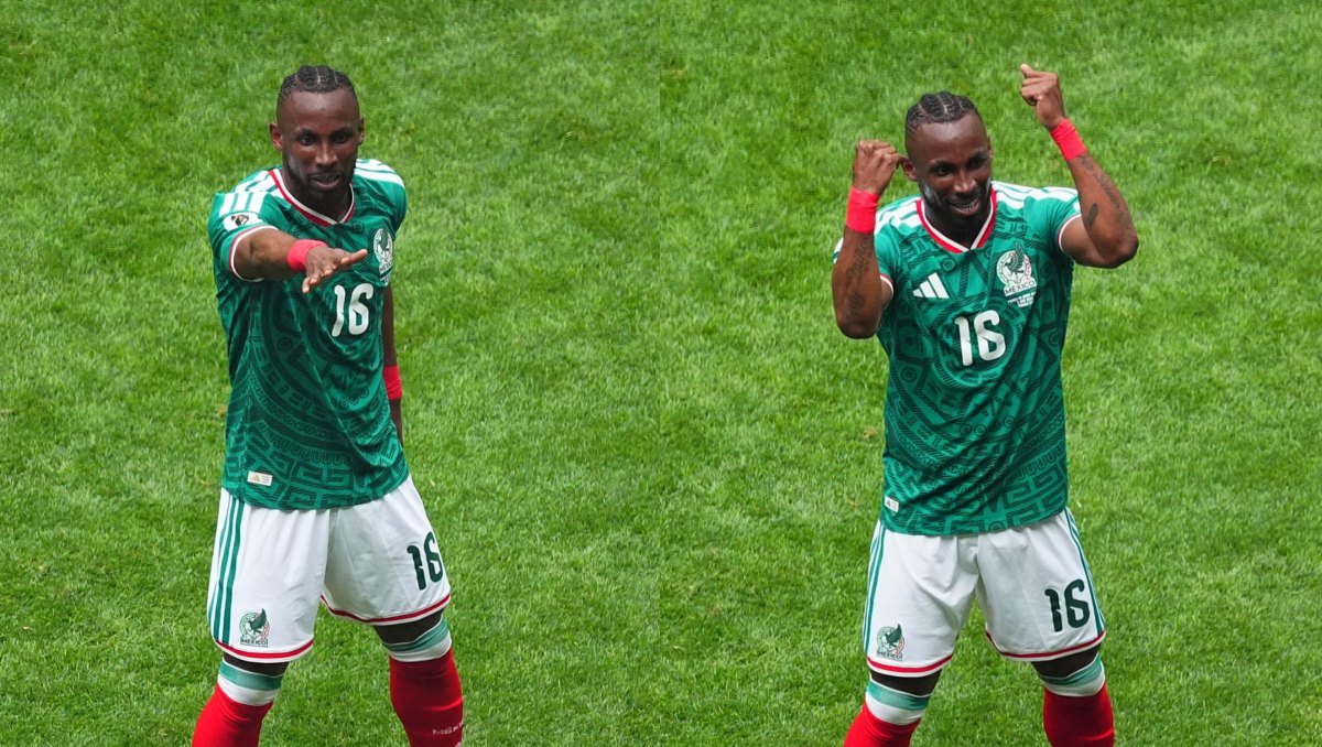Julián Quiñones emula el famoso festejo de Siphiwe Tshabalala tras su ...