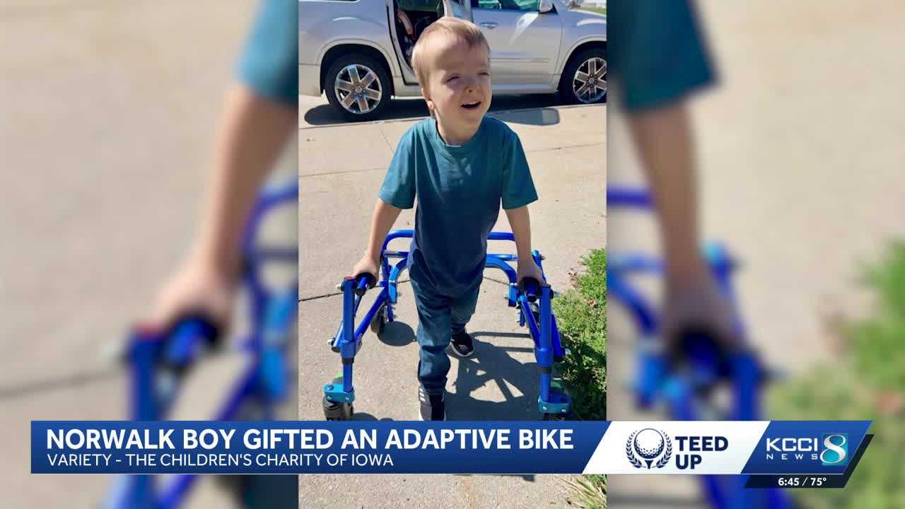 Norwalk boy to receive adaptive bike at Principal Charity Classic