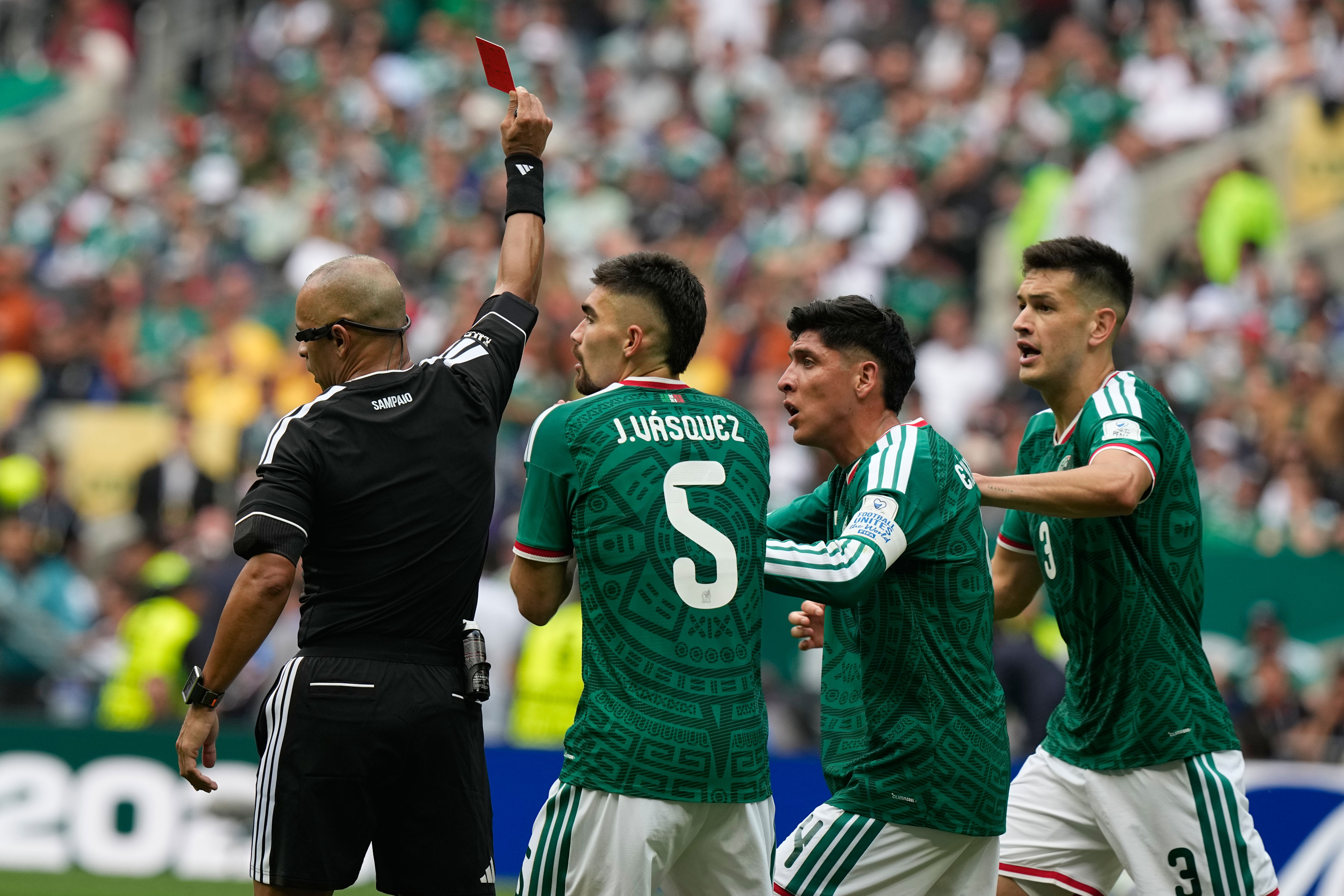 3 red cards mar opening World Cup match between Mexico and South Africa