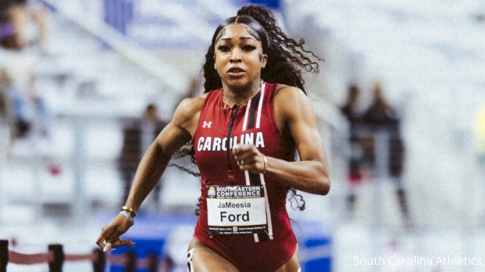 JaMeesia Ford injured, leaves NCAA 200m prelims in wheelchair