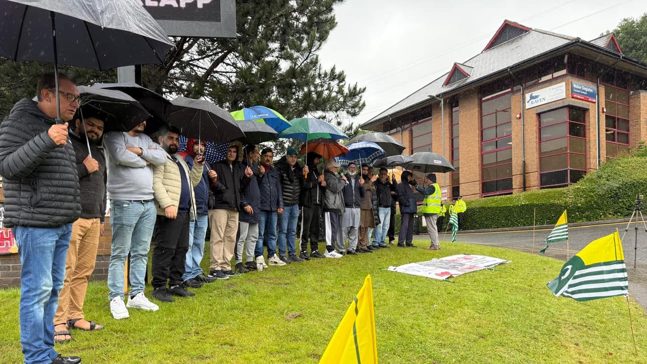 PoJK activists protest in UK against Pakistan military's crackdown