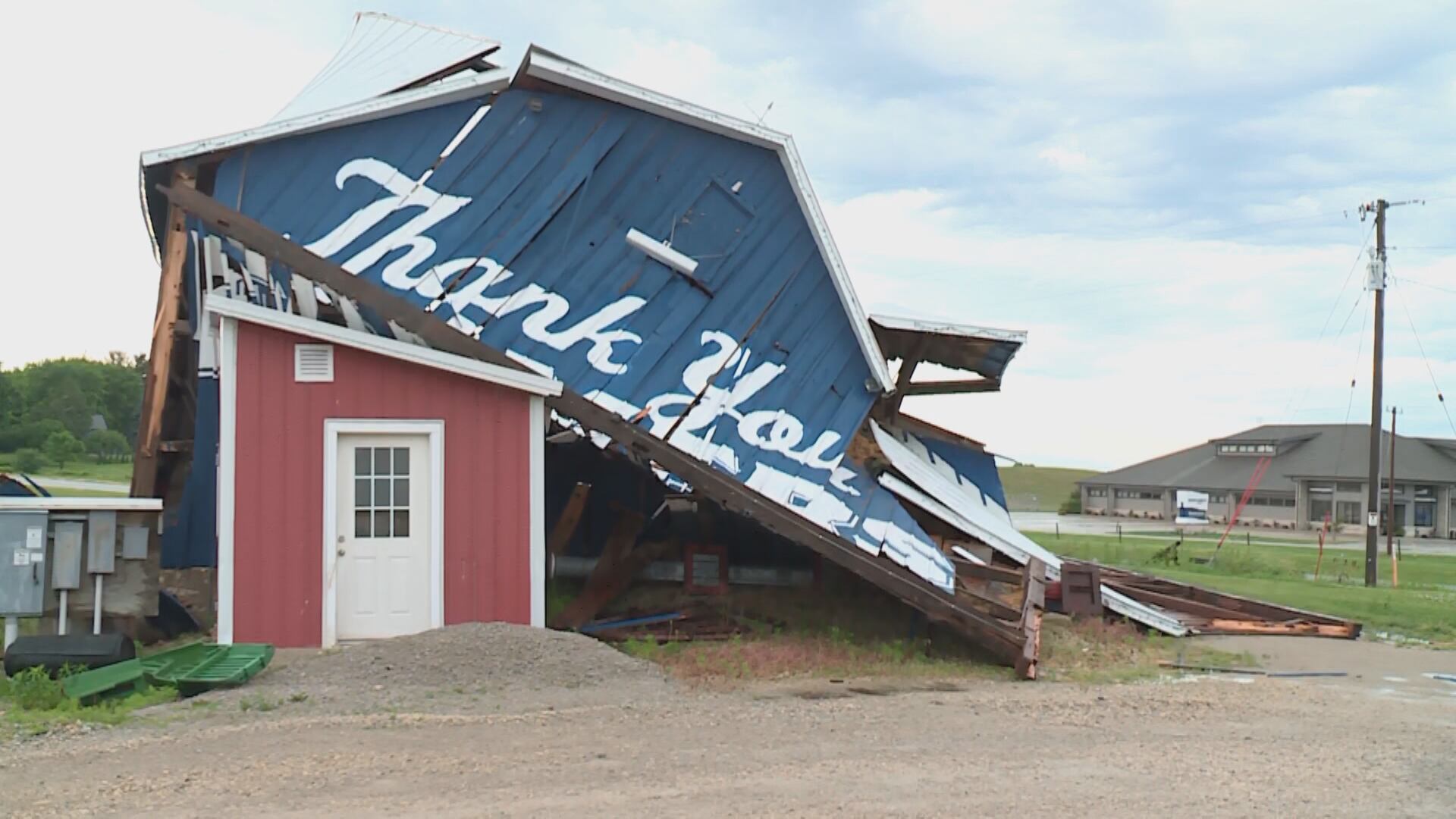 Culver’s barn in Beaver Dam destroyed after storms