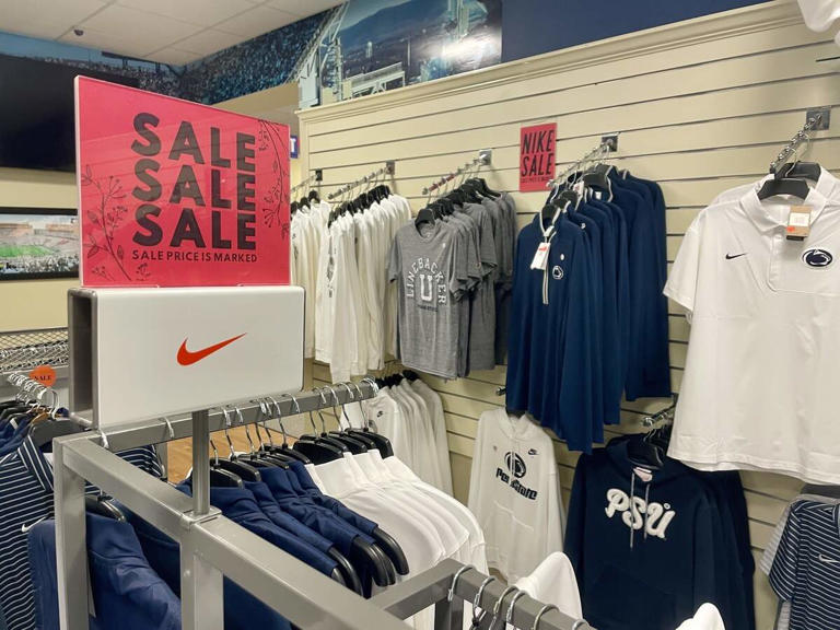 State College shops run deep discounts as Penn State moves from Nike to ...